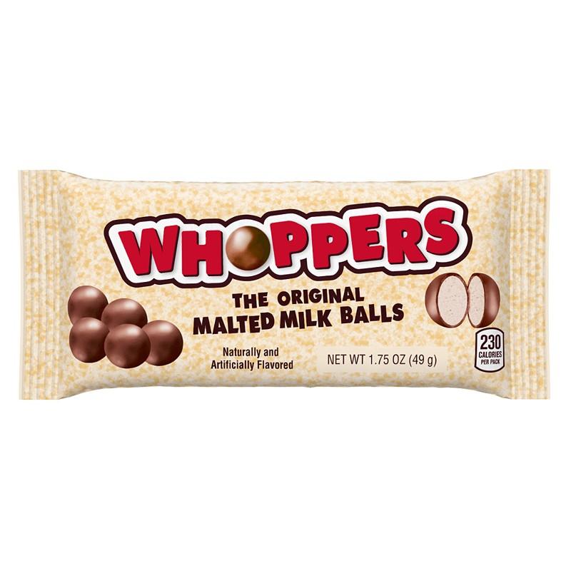 Whoppers The Original Malted Milk Balls - cioccolatini al latte da 49g ...