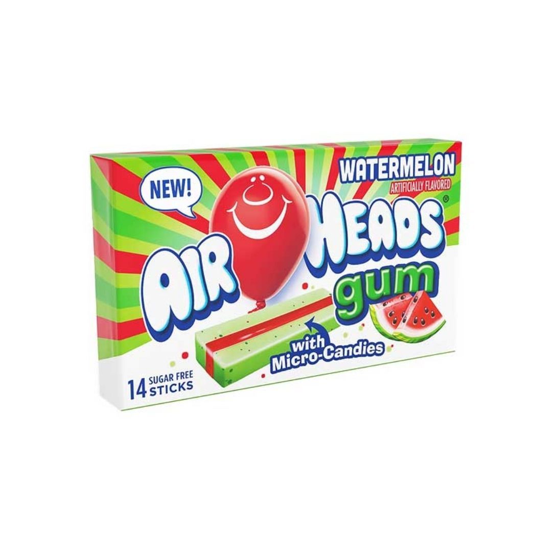 Airheads Watermelon Gum - chewing gum all'anguria da 34g – American Uncle