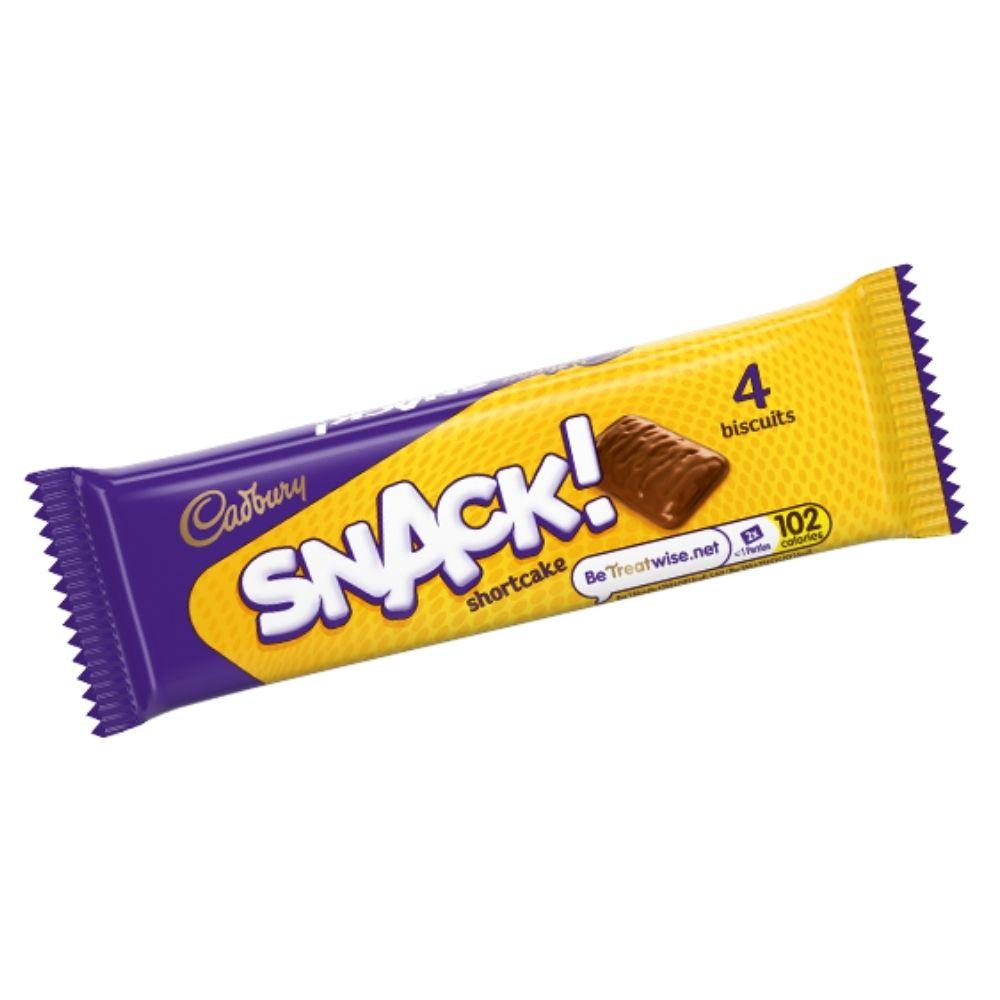 Cadbury Snack Shortcake - barretta di cioccolato al latte da 40g ...