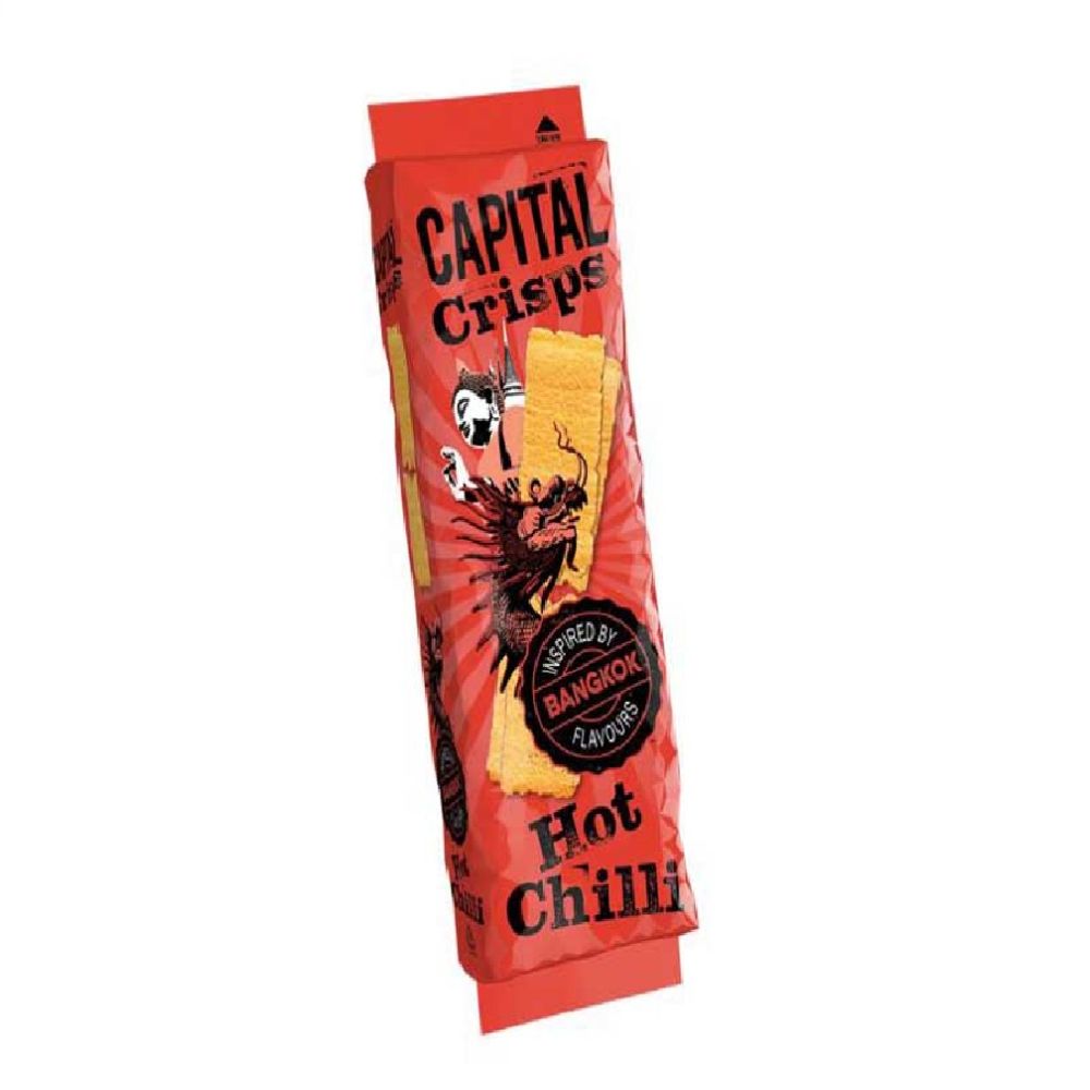 Capital Crisps Bangkok Hot Chilli - patatine piccanti da 75g – American ...