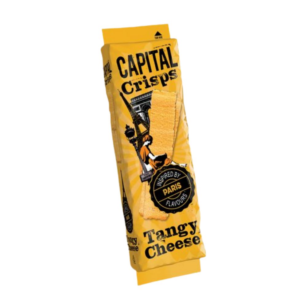 Capital Crisps Paris Tangy Cheese - patatine al formaggio piccante da ...