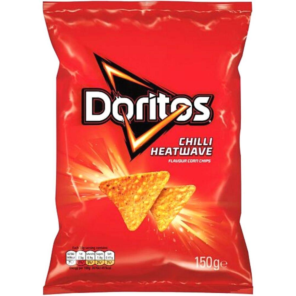 Doritos Chilli Heatwave - nachos al formaggio leggermente piccanti da ...