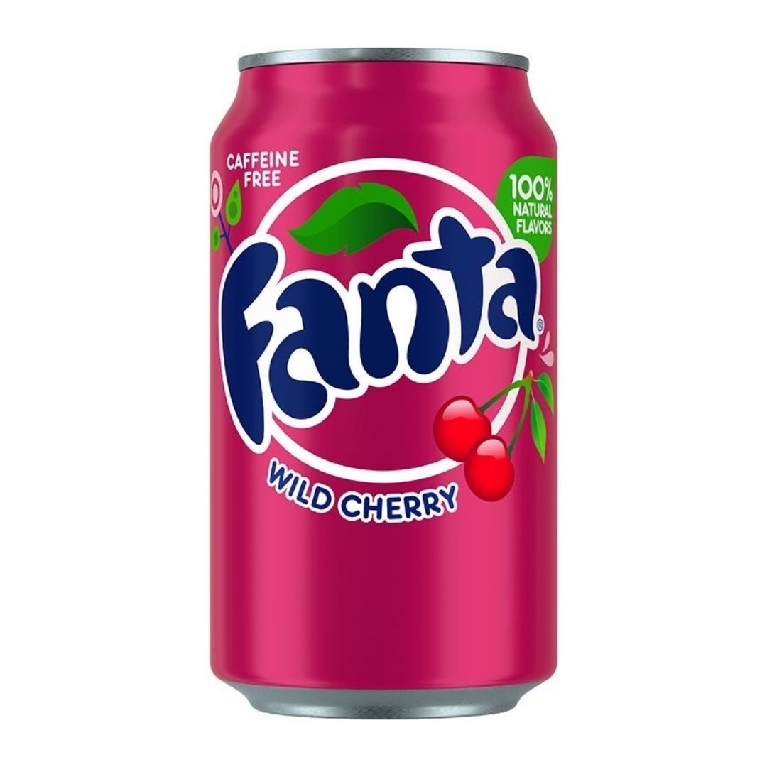 Fanta Wild Cherry - bevanda alla ciliegia selvatica da 355ml – American ...