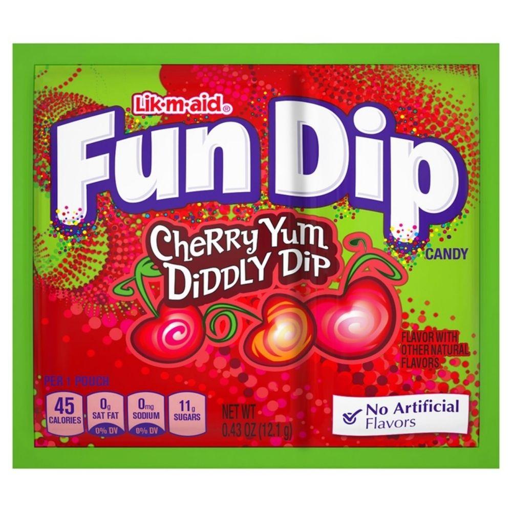 Fun Dip Cherry Yum Diddly Dip - caramelle alla ciliegia da 12.1g ...