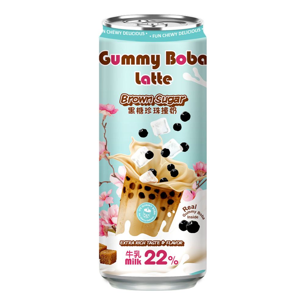 Gummy Boba Soy Milk Brown Sugar - bevanda con latte di soia e zucchero ...