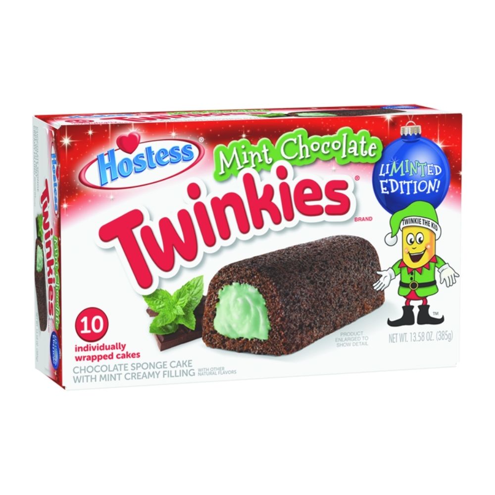 Hostess Twinkies Mint Chocolate - merendine al cacao ripiene di crema ...