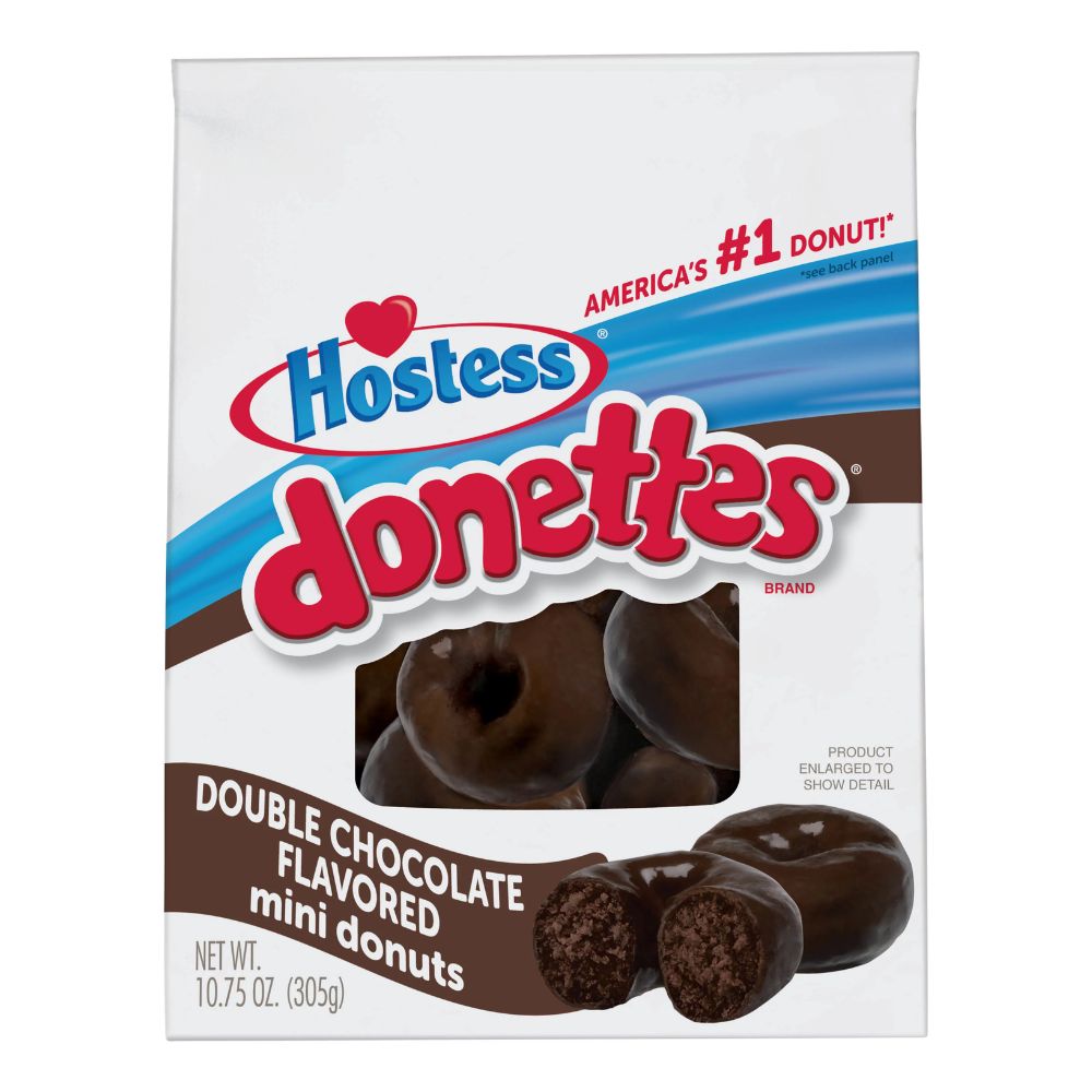 Hostess Donettes Double Chocolate Mini Donut - ciambelle al doppio ...