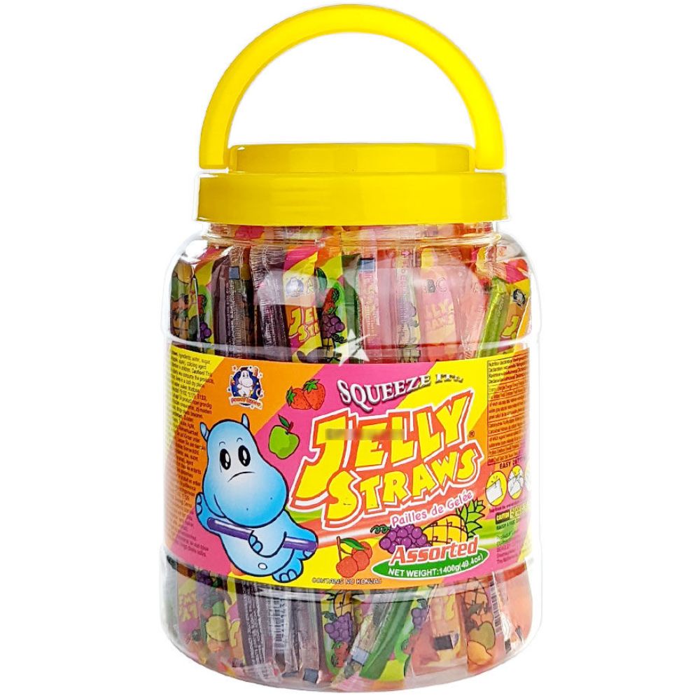 Jelly Straws Pailles De Gelée Assorted - gelatine alla frutta da 1400g ...