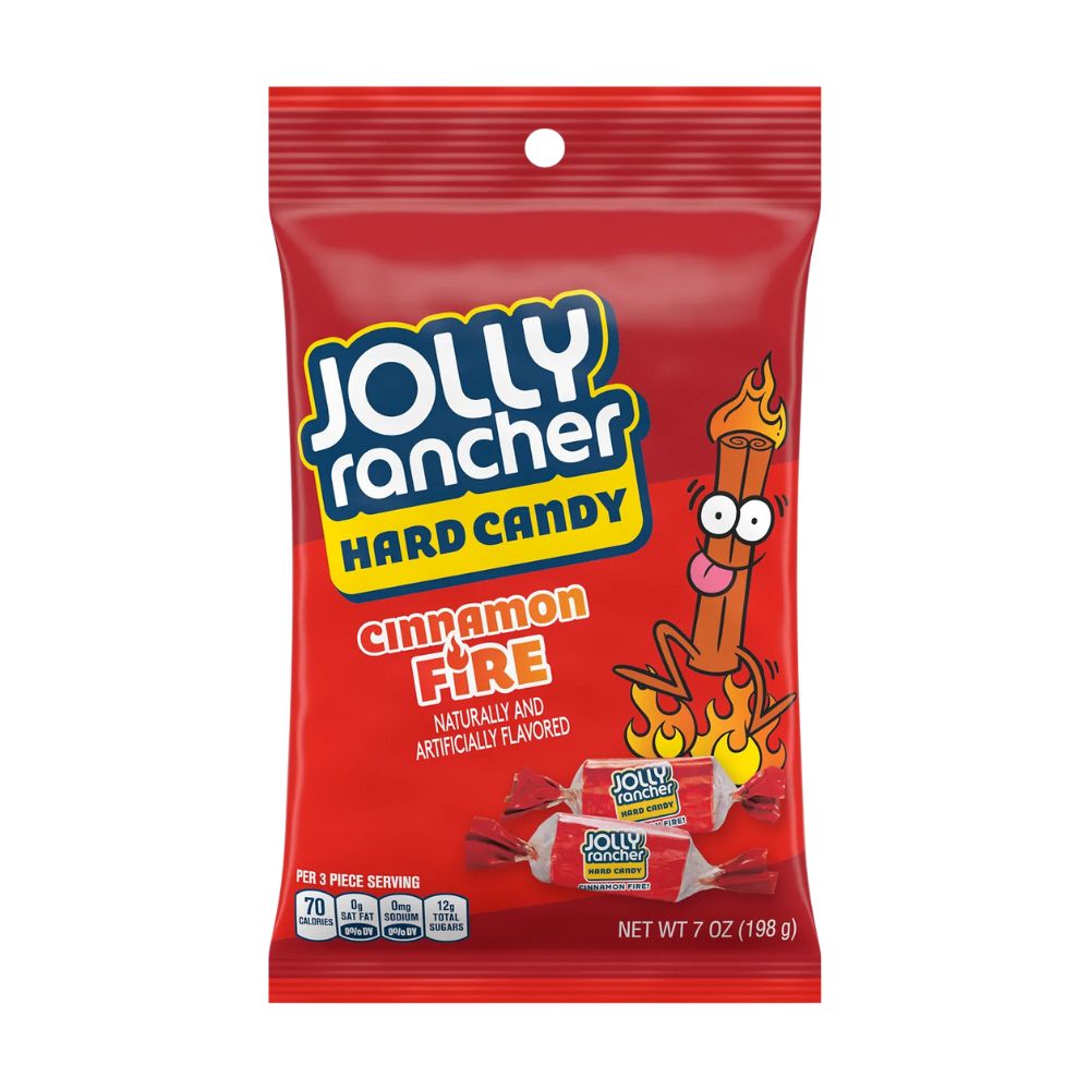 Jolly Rancher Hard Candy Cinnamon Fire - caramelle piccanti alla ...