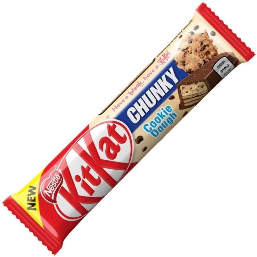 Kit Kat Chunky Cookie Dough - barretta wafer ricoperta di cioccolato ...