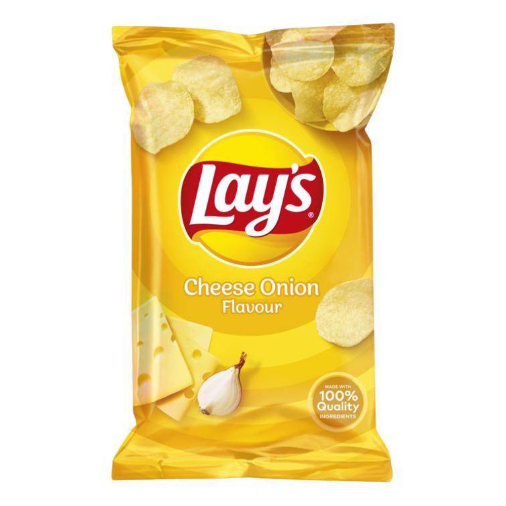 Lay's Cheese Onion Flavour - patatine al gusto di cipolla e formaggio ...