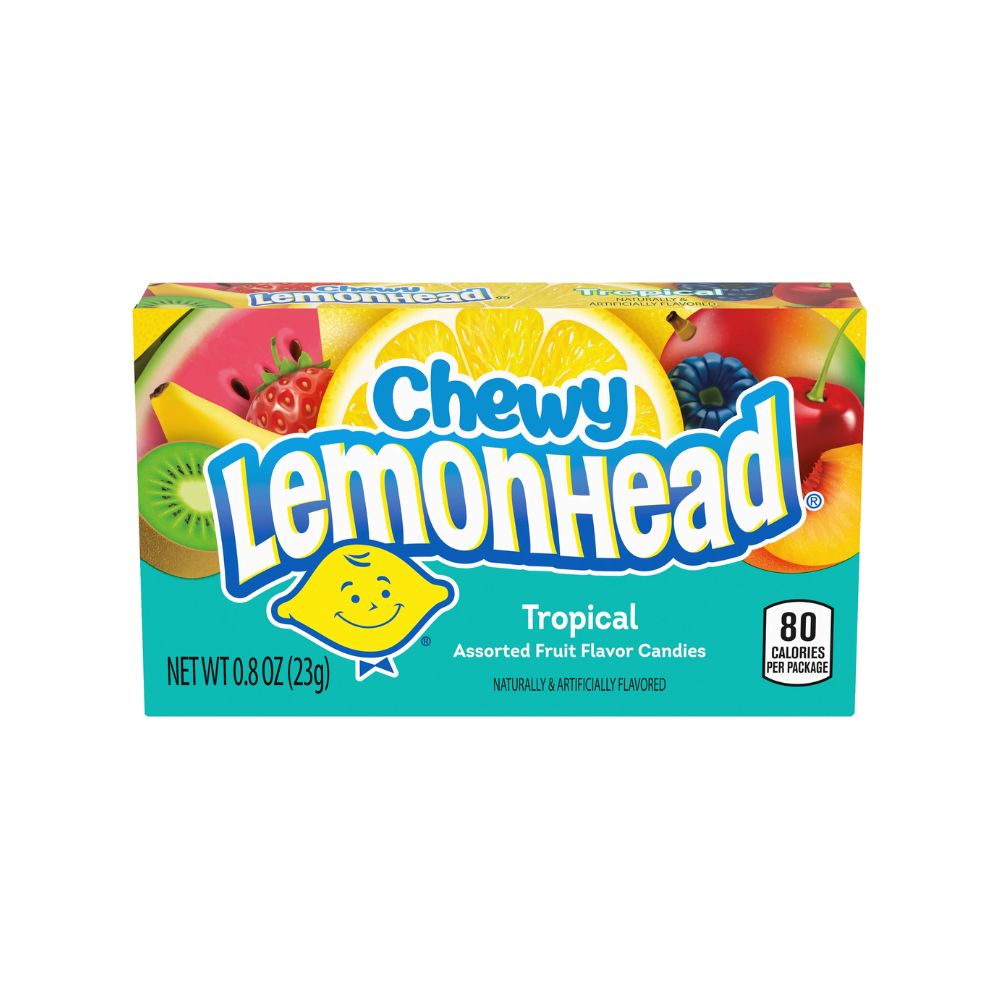 Lemonhead Tropical - caramelle ai gusti tropicali da 23g – American Uncle