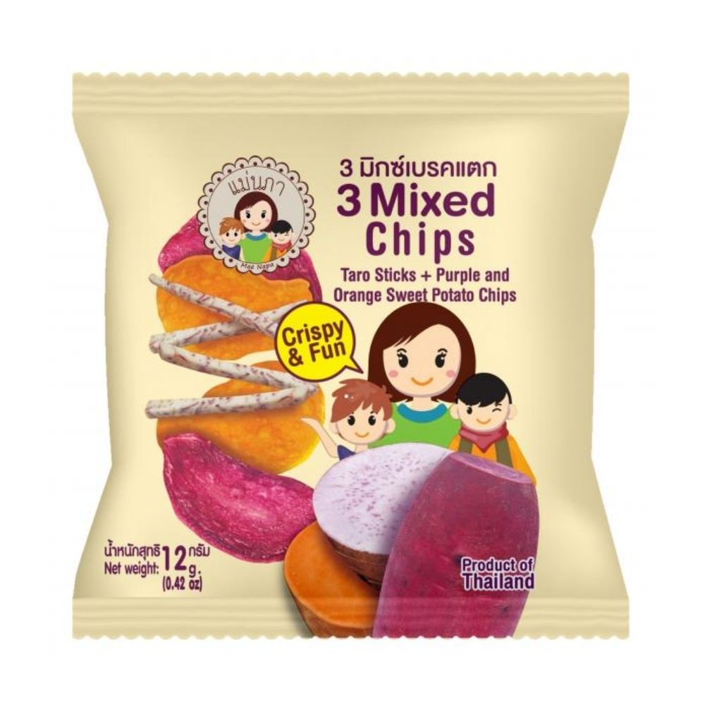 Mae Napa 3 Mixed Chips - tris di taro - patata viola e arancione al ...