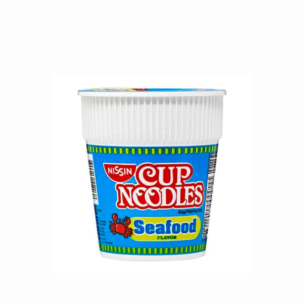 Nissin Cup Noodle Seafood Flavor - noodle al gusto di frutti di mare da ...