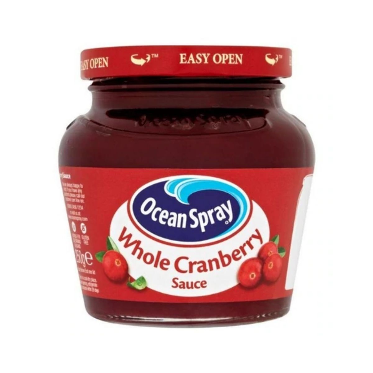 Ocean Spray Whole Cranberry Sauce - marmellata con pezzi di mirtilli da ...