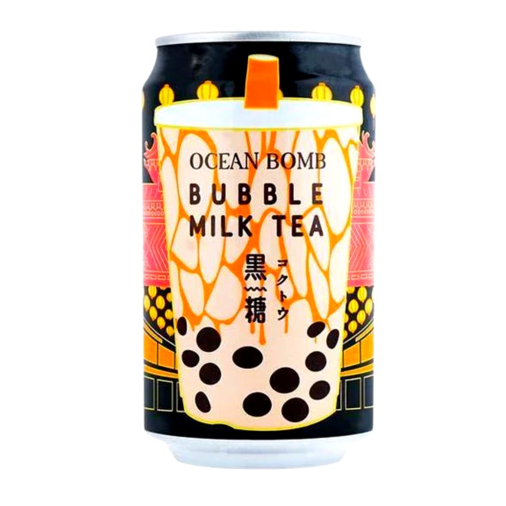 Ocean Bomb Bubble Milk Tea - tè al gusto di latte e perla nera con ...