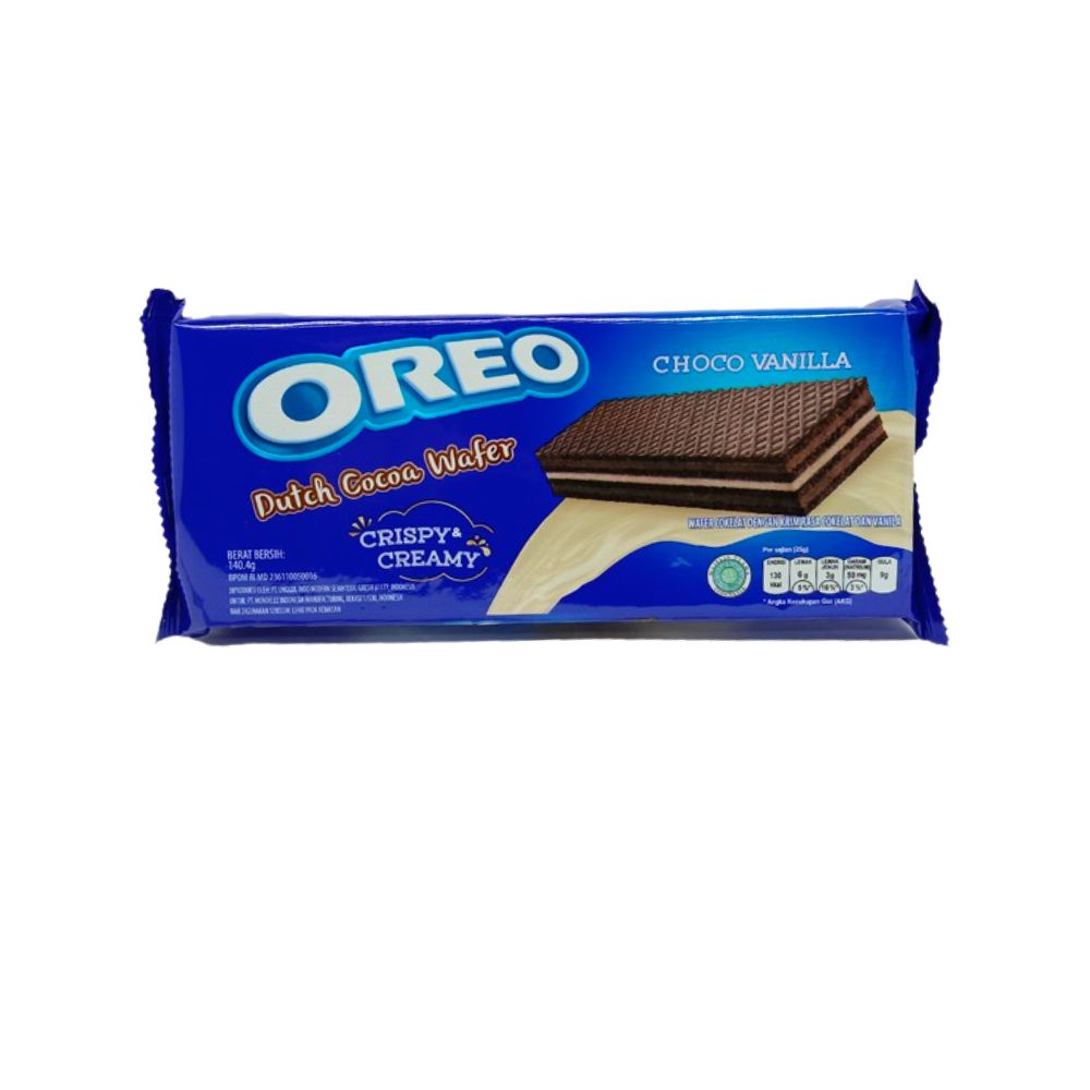 Oreo Crispy & Creamy Choco Vanilla Dutch Cocoa Wafer - wafer al ...