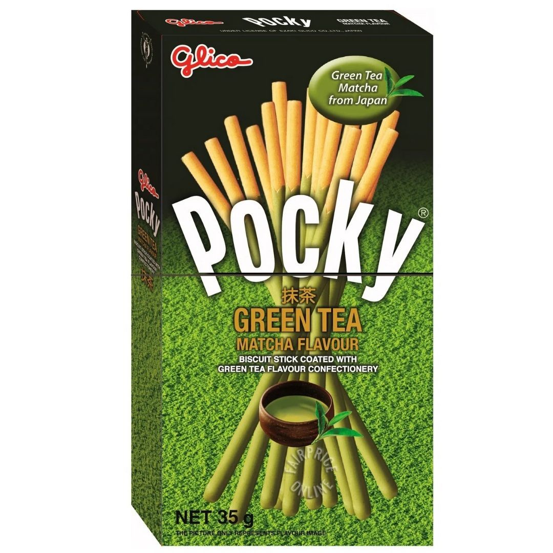 Pocky Matcha Green Tea - biscotti al tè verde matcha da 39g – American ...