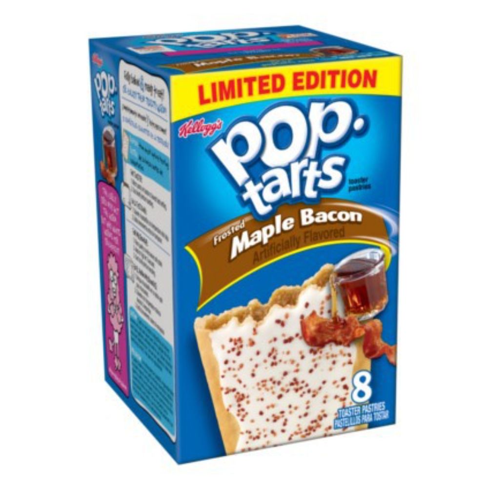 Pop Tarts Maple Bacon - biscotti al bacon con sciroppo d'acero da 400g ...