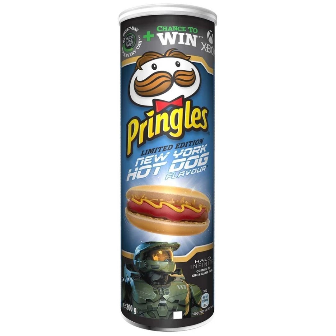 Pringles New York Hot Dog - patatine al sapore di hot dog da 200g ...