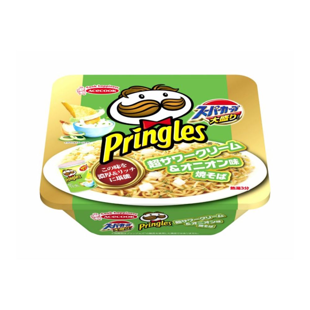 Pringles Noodles Sour & Onion - noodles alla cipolla e panna acida da ...