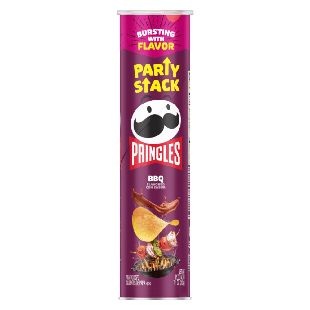 Pringles Party BBQ - patatine alla salsa barbecue in versione BIG da ...