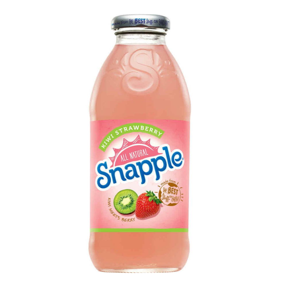 Snapple Kiwi meets Strawberry - bevanda al Kiwi e alla Fragola da 473ml ...