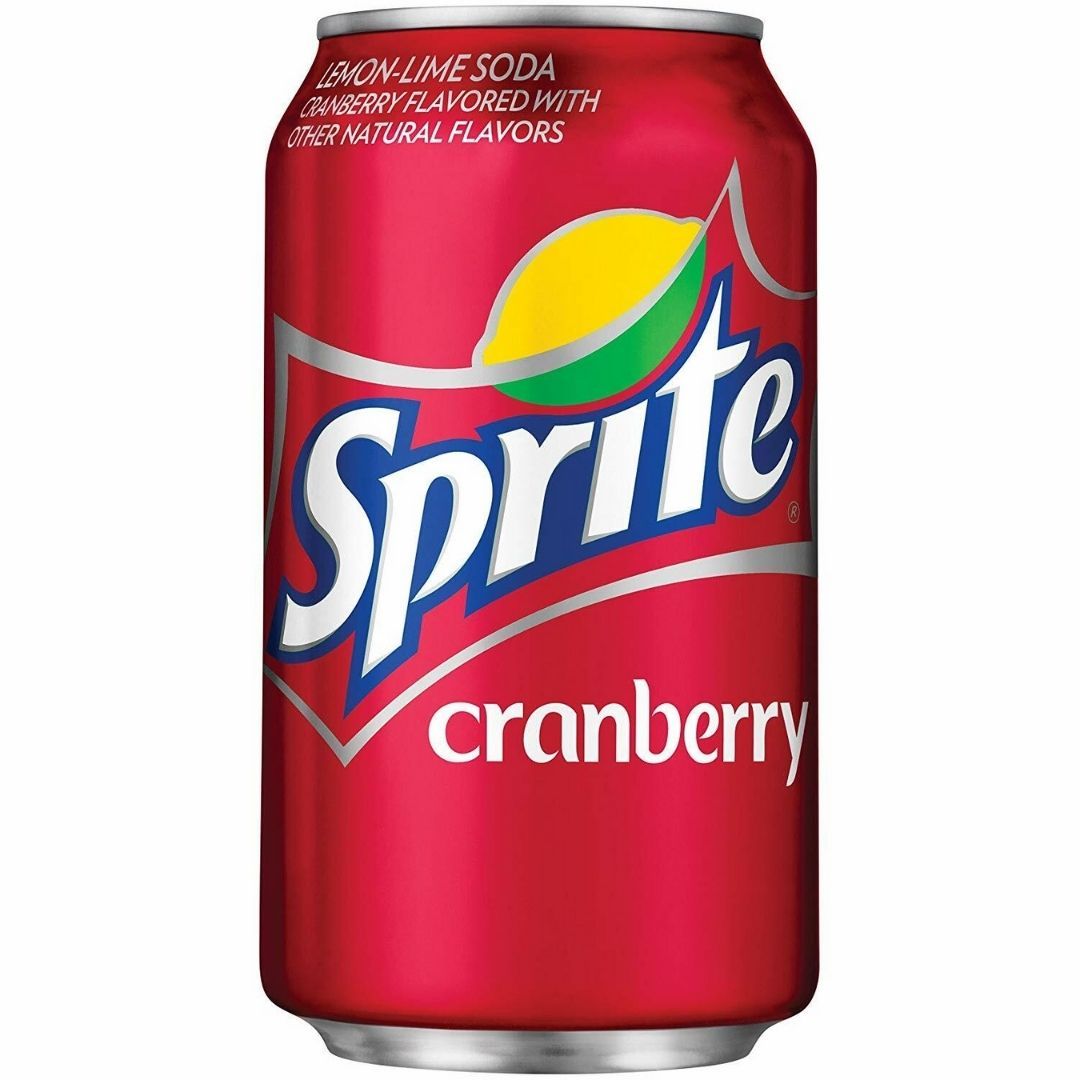 Sprite Cranberry - bevanda analcolica al mirtillo rosso da 355 ml ...
