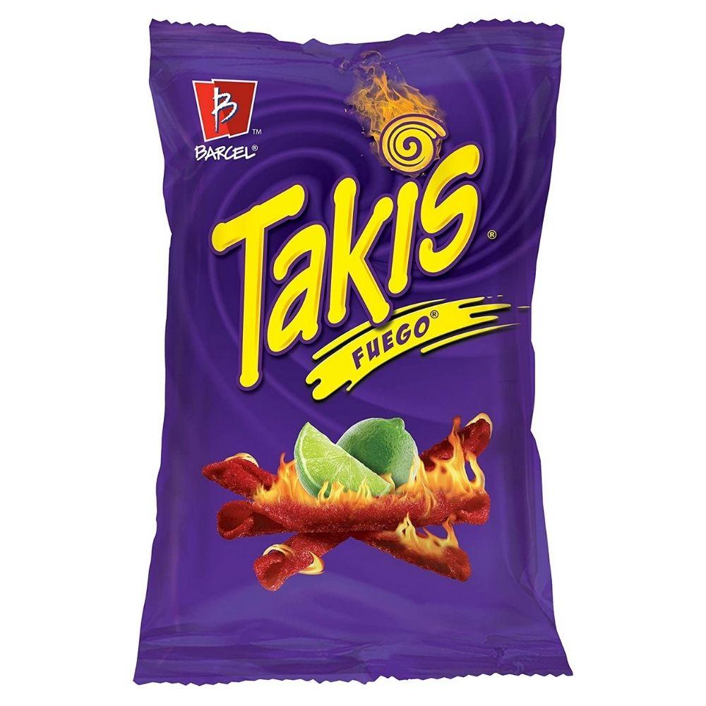 Takis Fuego Chips - confezione di riccioli di tortillas al peperoncino ...