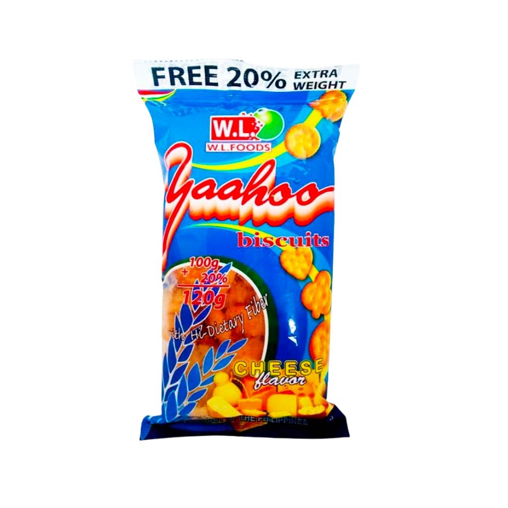 W.L. Yaahoo Biscuits Cheese Biscuit - biscotti al formaggio da 120g ...