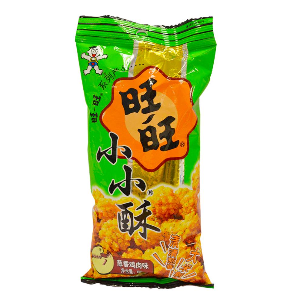 Want Want Fried Rice Crackers Chicken Flavor - crocchette di riso al ...