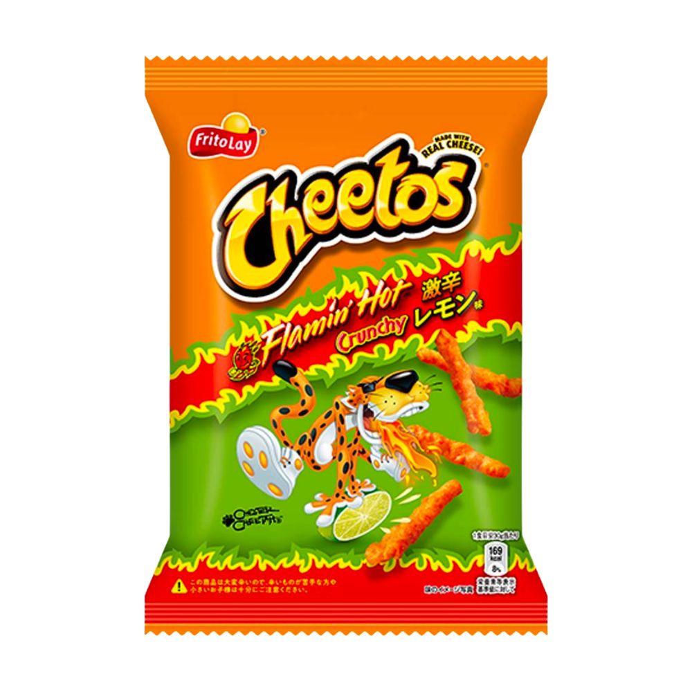 Cheetos Flamin' Hot Mad Hot Crunchy Lemon - patatine al formaggio ...