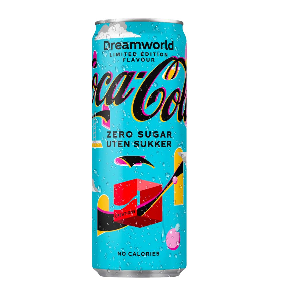Coca Cola Zero Dreamworld Bevanda Al Gusto Cola Da 250ml American Uncle