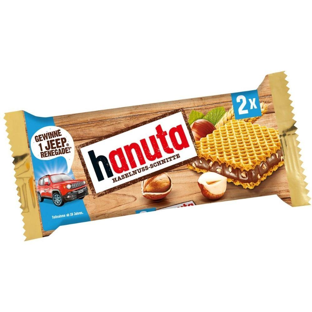 Ferrero Hanuta - wafer ripieno di crema alla nocciola da 44g – American ...