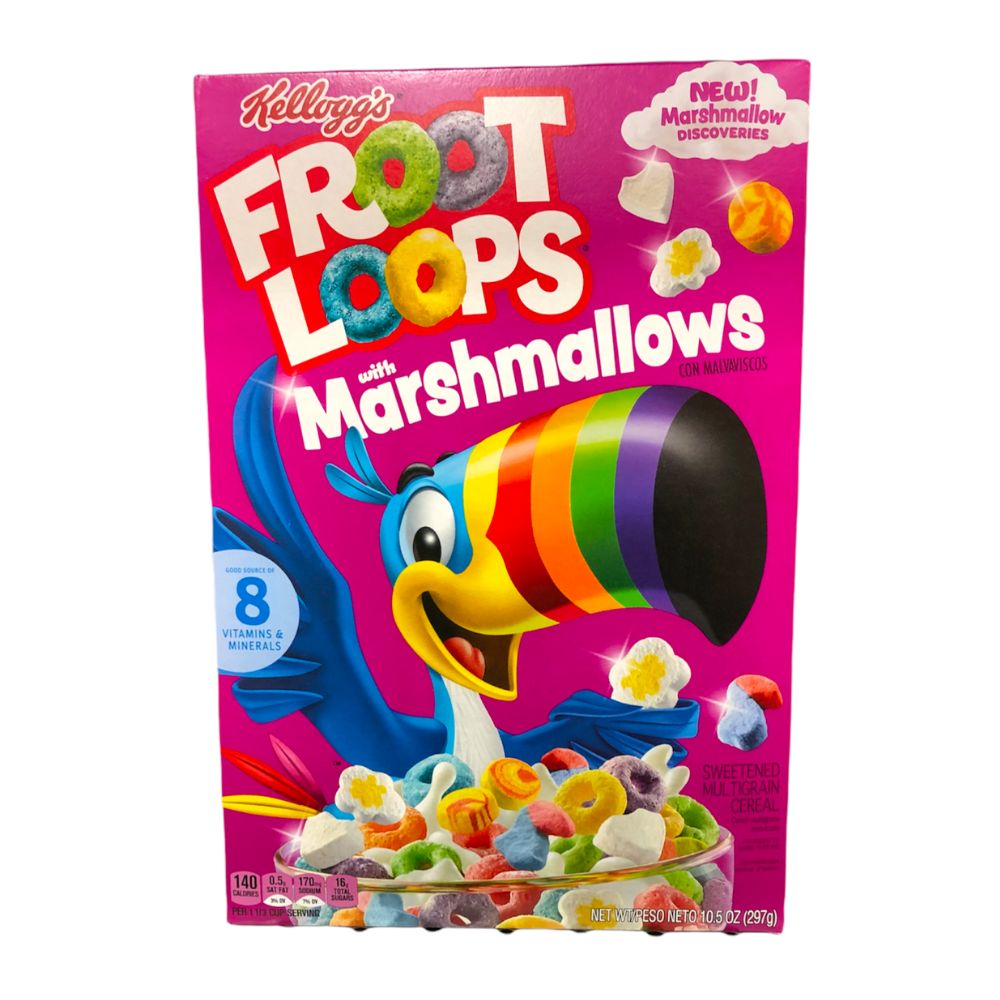Kellogg's Froot Loops Marshmallows - cereali alla frutta e marshmallow ...