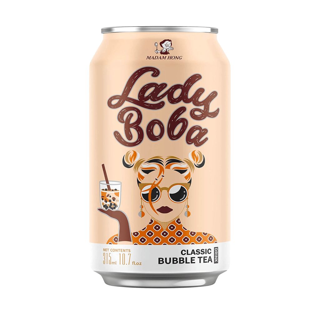 Lady Boba Classic Bubble Tea - thè con palline scoppiettanti da 315ml ...