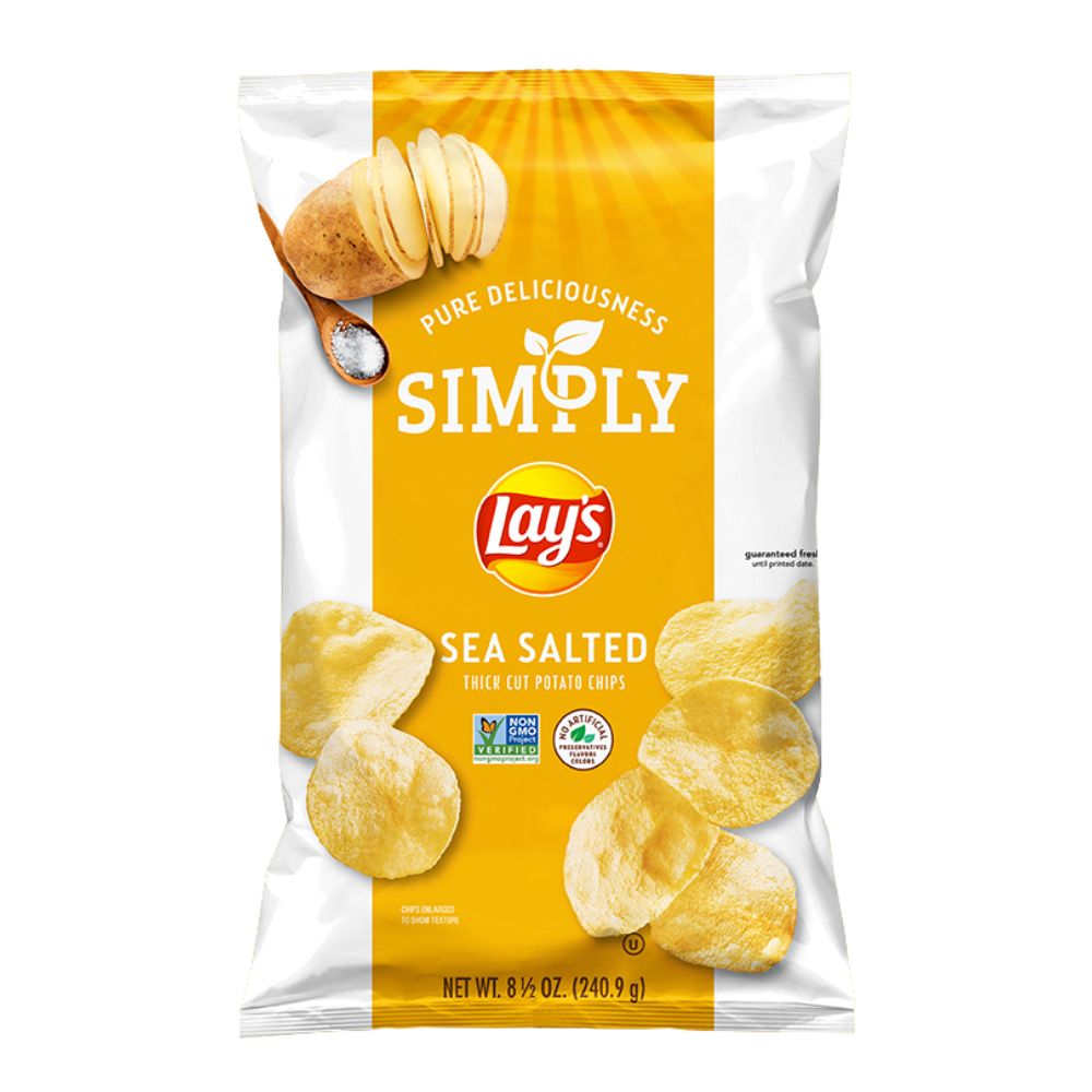 Lay's Sea Salt - patatine al sale marino da 240.9g – American Uncle