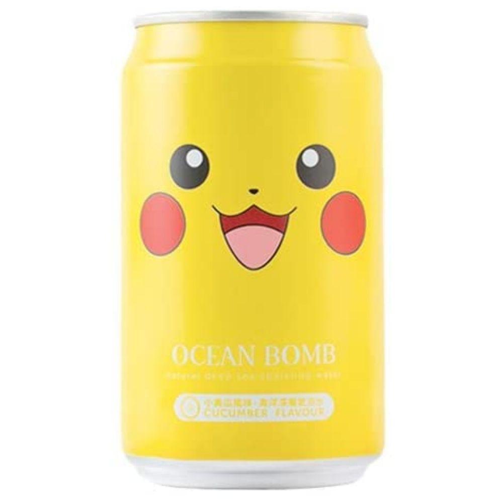 Ocean Bomb Pokemon Pikachu Cucumber Flavour Sparkling Water - bevanda ...