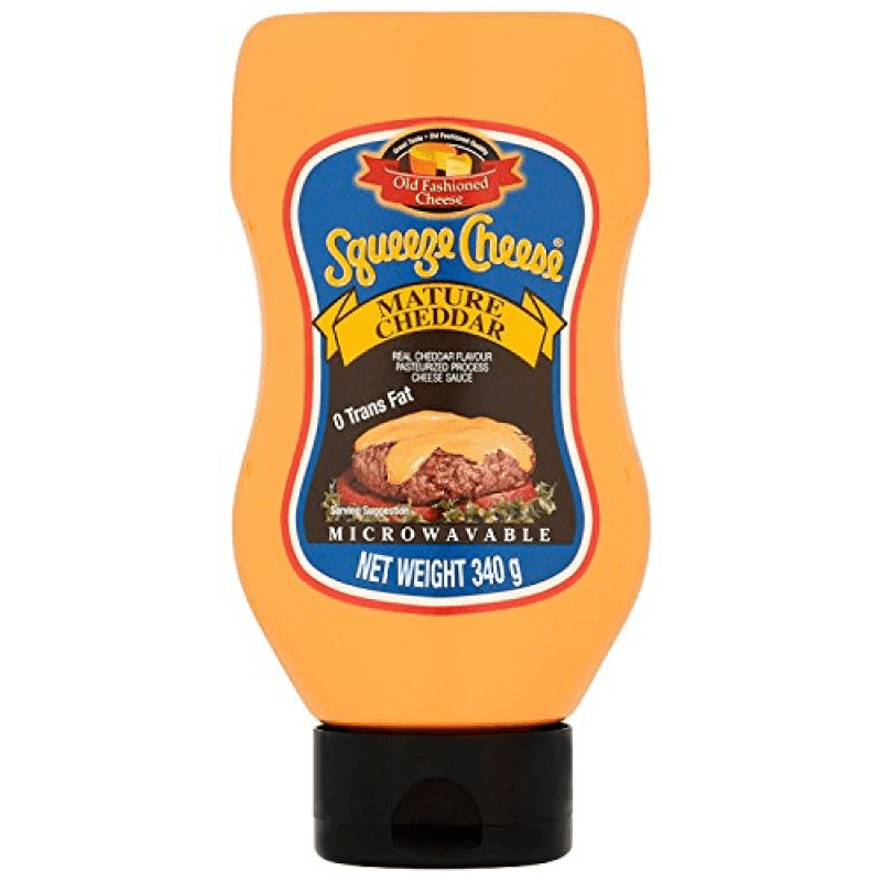 Squeeze Cheese - condimento spalmabile al formaggio da 340g – American ...