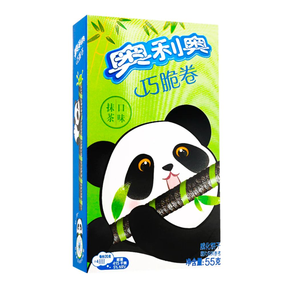 Oreo Matcha Wafer Rolls - biscotti con gocce di cioccolato oreo matcha ...